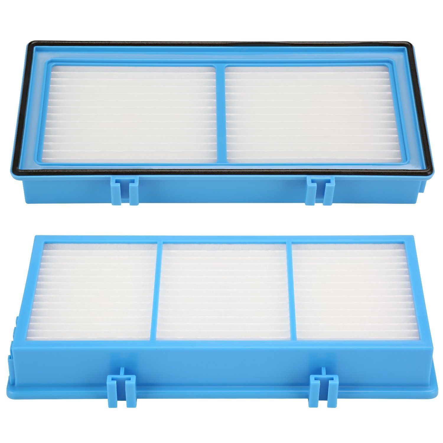 Nispira Total Air True HEPA Air Filter Replacement Carbon Compatible with Holmes AER1 Total Air Purifier HAPF30AT - 1.37β x 10β x 4.62β (2 HEPA Filters + 4 Carbon Filters)
