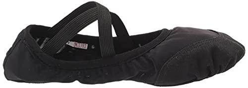 Sansha Women's Split Leather Sole Soft Ballet Shoes 83X PRO-FIT Flat, Black, 5.5