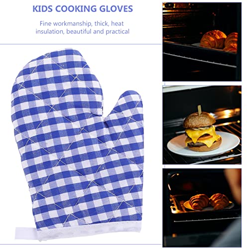 Oven Mitts Kitchen Gloves: Straw Holder 2Pcs Microwave Gloves Kitchen Mitts for Cooking Baking Grils Play Cooking Pot Kitchen Oven Mitts and Pot Holders Sets