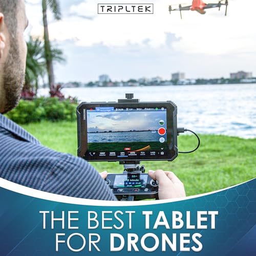 TRIPLTEK 8" PRO (4G LTE, 256GB) Ultra Bright 1200 nits, 8GB RAM, Android 10, Long Battery Life 12200mAh, Rugged Military Construction, Waterproof IP68, Brightest Tablet/Phone on The Market