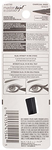 Maybelline New York Eye Studio Master Kajal Eyeliner, Charcoal Skies, 0.053 Ounce