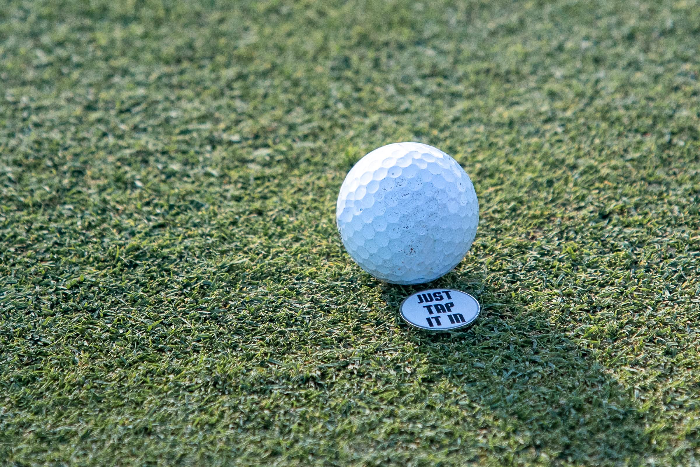 SHANKITGOLF Funny Magnetic Golf Ball Marker with Hat Clip (Just Tap It in)