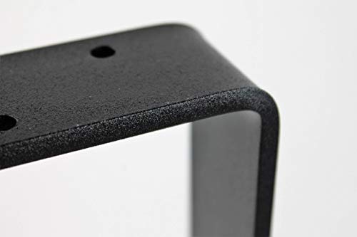 Wide Base Trapezoid Steel Dining Table Legs-Choose Your Height and Width