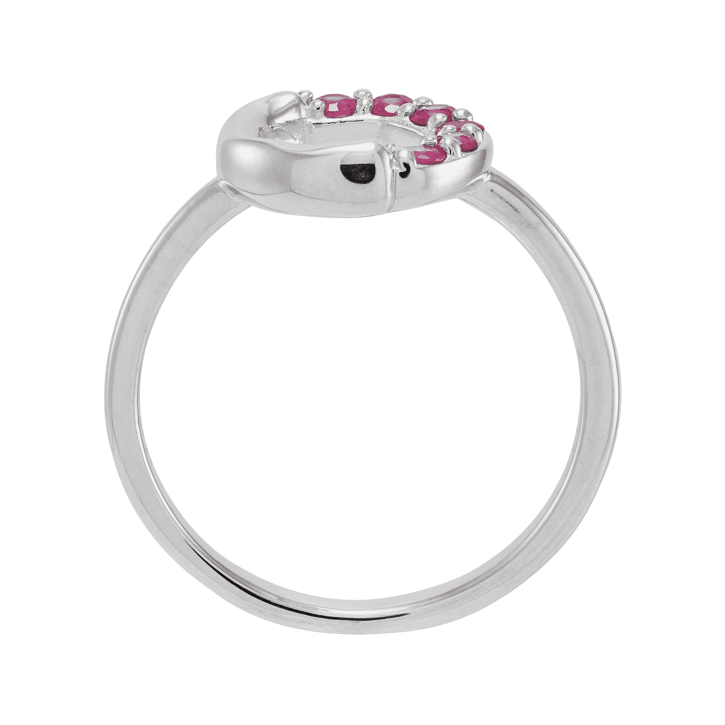 Silpada 'Endless Circle' Ruby Ring in Sterling Silver, Size 8, Size 8