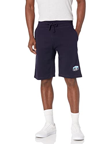 Quiksilver Men's Town Hall Fleece Short Sweats, Navy Blazer, M