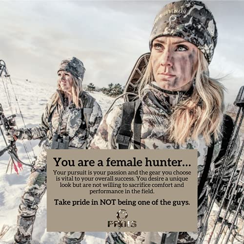 Prios Dionla Gloves - Insulated Women’s Hunting Accessory, Veil Cumbre Camouflage, Waterproof, Touch Screen Compatible