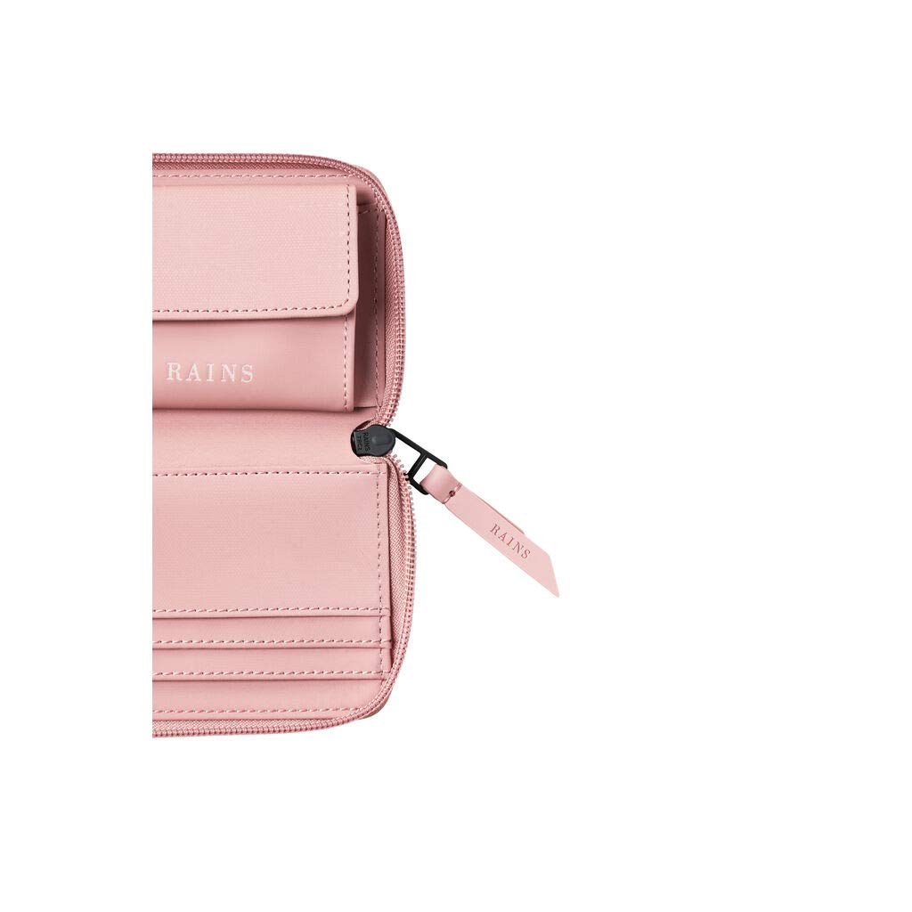 RAINS Waterproof Matte Fabric Small Wallet | Blush