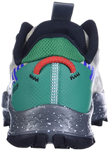 Saucony Women's Peregrine 11 Trail Running Shoe, Light Grey/Green, 7.5 M