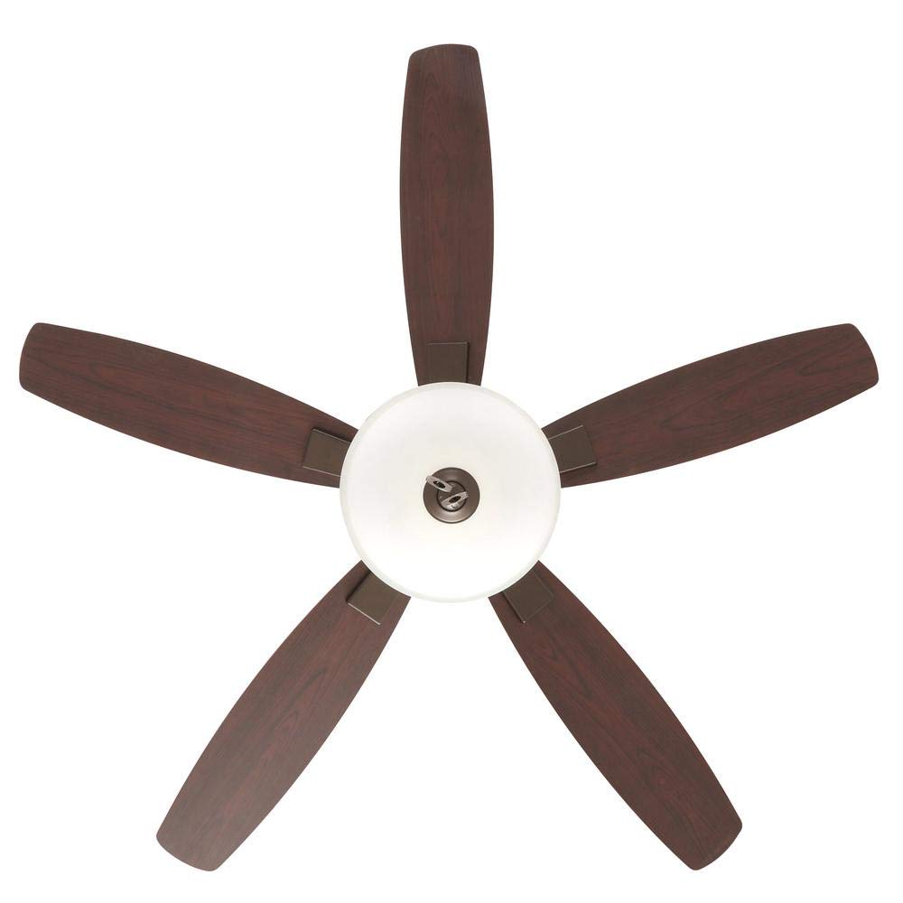 Menage 52 in. Integrated LED Indoor Oil Rubbed Bronze Ceiling Fan