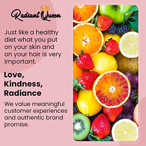 Radiant Queen Lip Glow Oil - Cherry | Maximizing, Moisturizing and Revitalizing for Dry Lips with Cherry Fruit Oil, 0.20 FlOz
