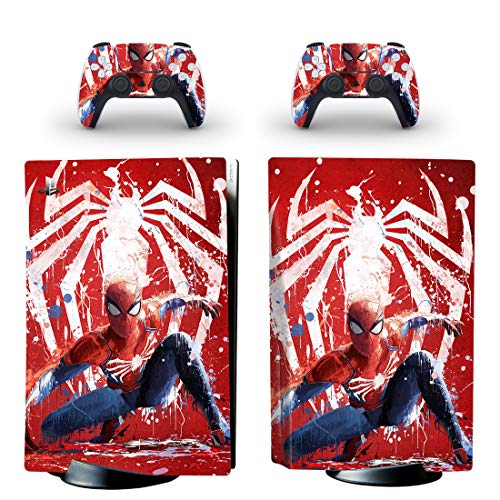 Red Spider - PS5 Skin Console - PS5 Controller Skin Cover Vinyl Decal Protective