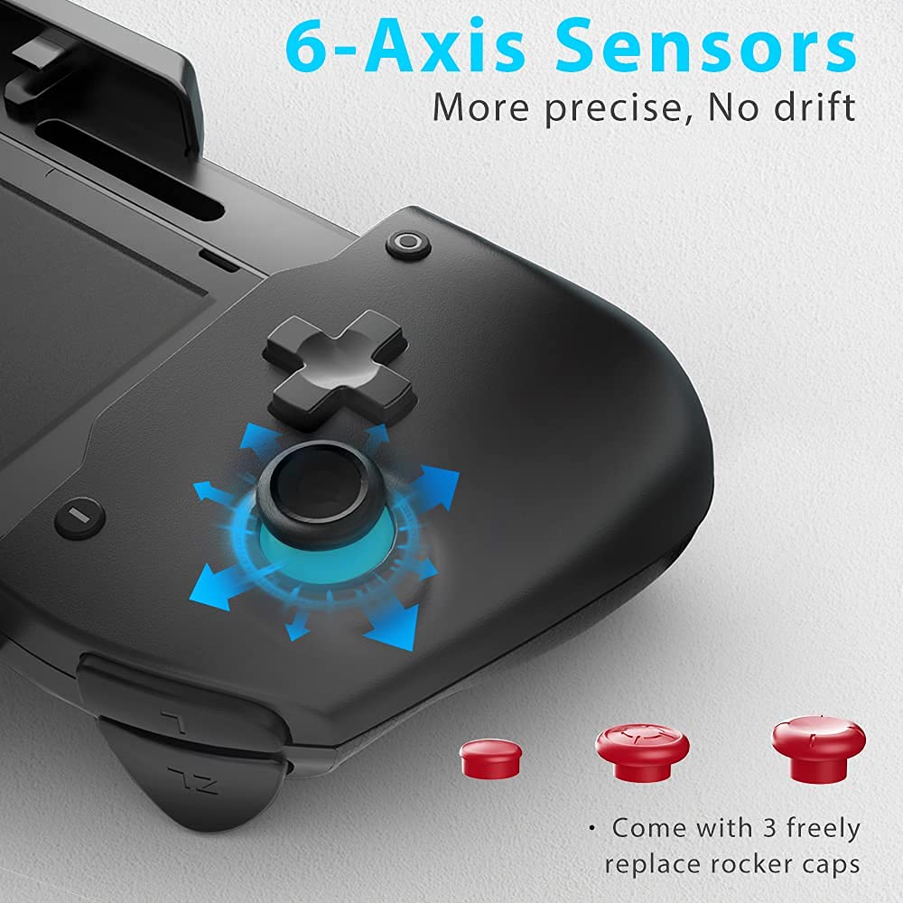 OIVO Switch Pro Controller Comfort Grip for Nintendo Switch, Switch Controller Gamepad with Turbo Vibration, Motion Control Fuctions for Nintendo Switch Handheld