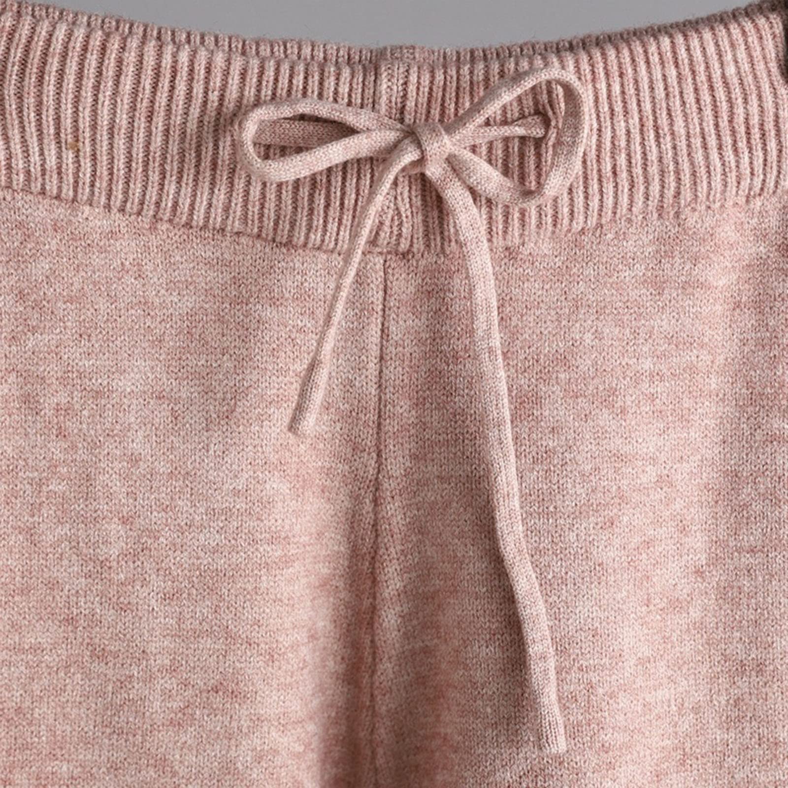 Suits for Women Women's Knitted Set Autumn And Winter Knitting Suit High Collar Sweater Long Trousers
