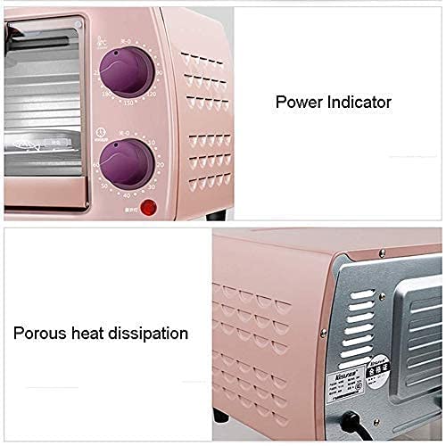 Mini Electric Oven Home Multifunctional Baking Oven Trifle Bread Hob Grill Home Small Baking Cake Pizza Oven 9L Mini Ovens (Pink) (Blue)