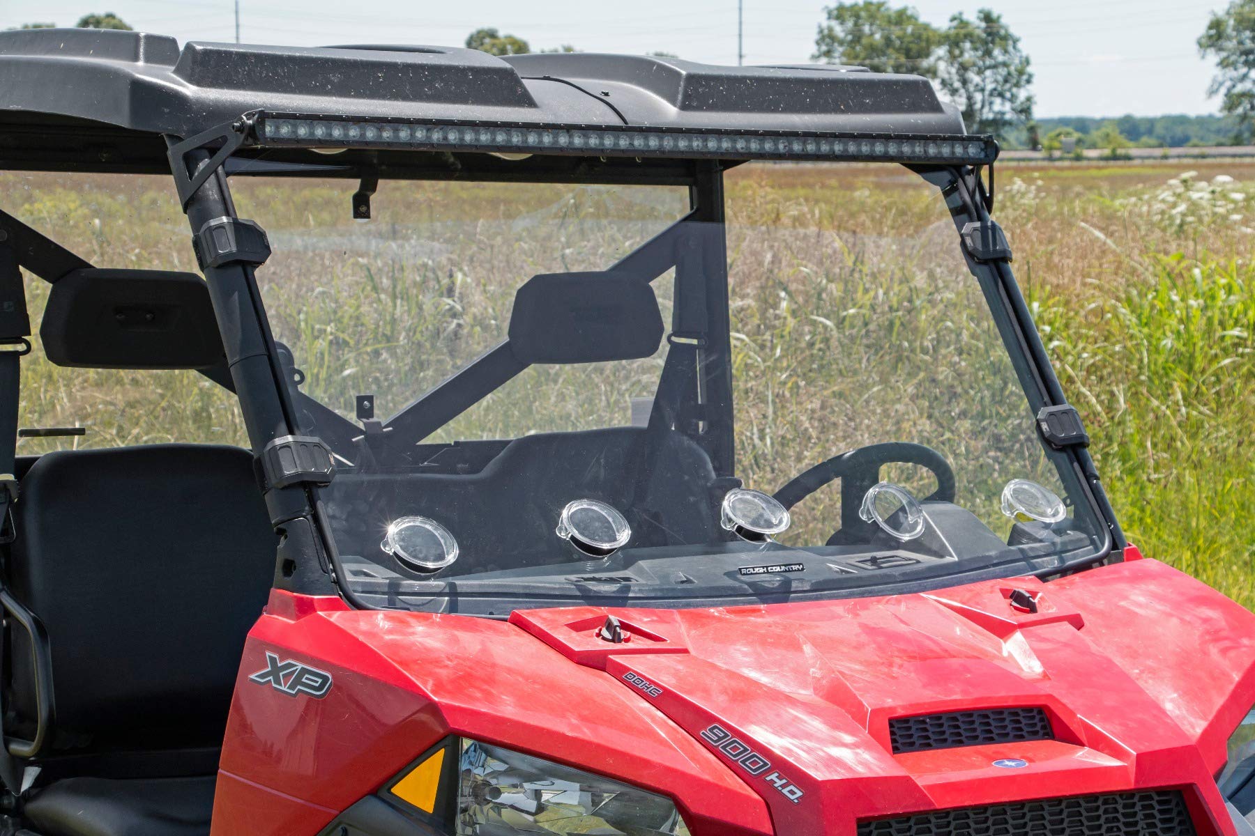 Rough Country Full Vented Windshield for Polaris Ranger - 98232010