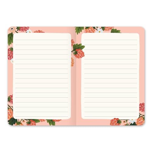 Orange Circle Studio Planner 2024, Weekly & Monthly Calendar, To Do List Notepad, Appointment Book, Budget & Goal Tracker, Small Pocket 17-Month Agenda for School/Work, Fruit & Flora