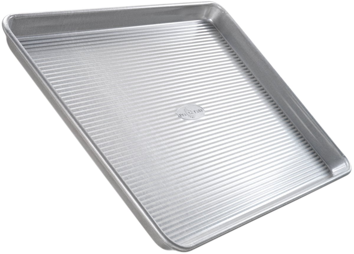 USA Pan Bakeware Half Sheet and Quarter Sheet Pans, Warp Resistant Nonstick Baking Pans