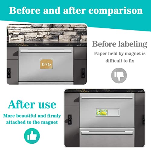 Sukh Dirty Clean Dishwasher Magnet,Dishwasher-Magnet Clean Dirty Sign Magnet for Dishwasher Dish Bin That Says Clean or Dirty Dish Washer Refrigerator for Kitchen Organization and Storage Necessities