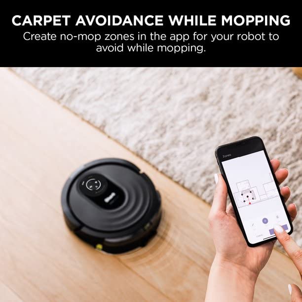 Shark AI VACMOP RV2000WD Wi-Fi Connected Robot Vacuum and Mop with LIDAR Navigation