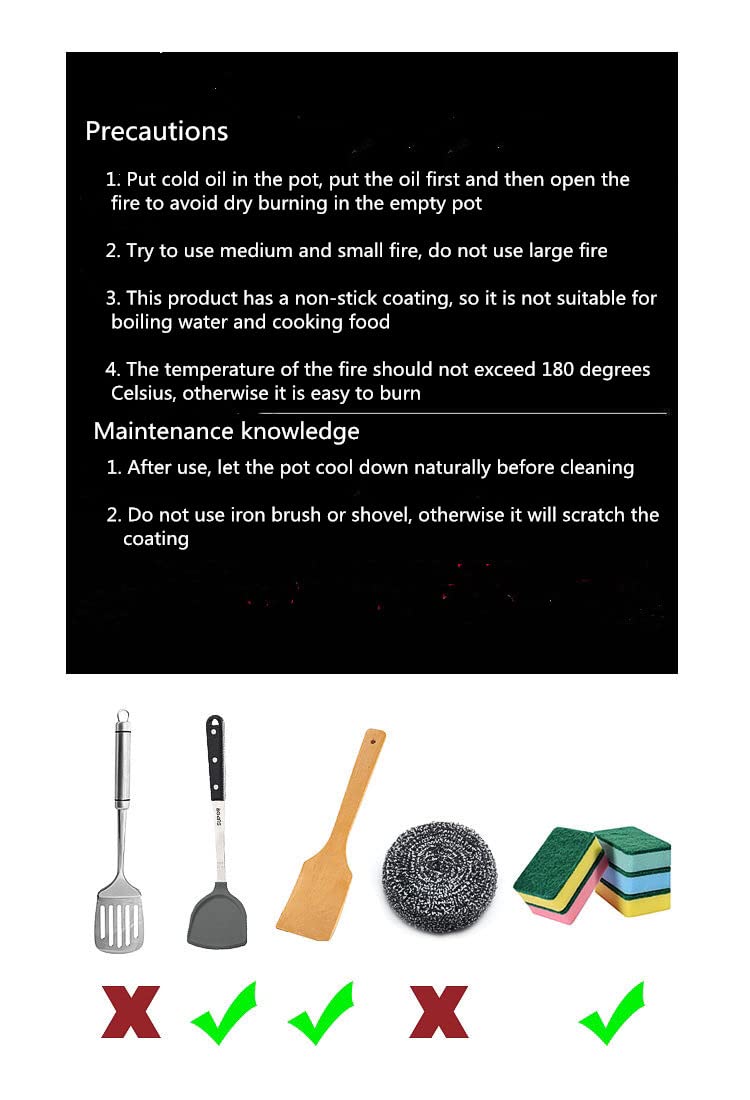 Sun Terriory Frying Pan One Egg Pancake Round Mini Non Stick Fry Pan 4.7-inch mini cast iron skillet