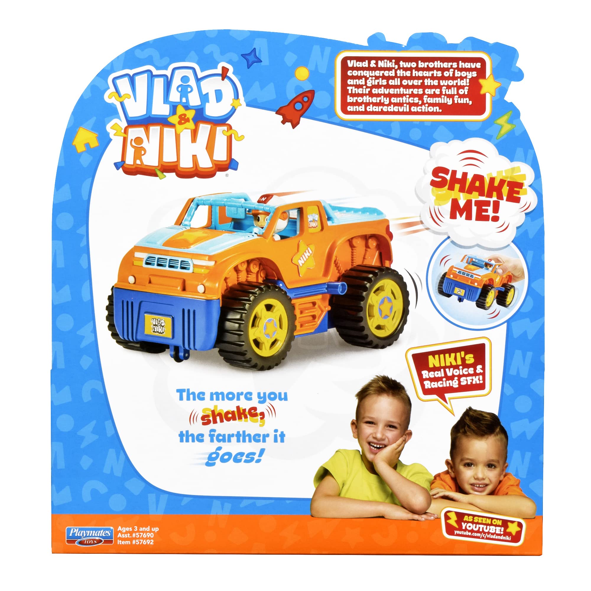 Vlad and Niki Shake 'EMS Monster Truck w/Niki