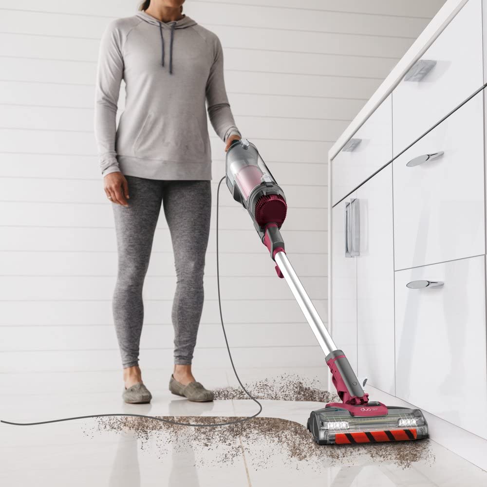 Shark QU602QBL_EGB APEX UpLight Vacuum Lift-Away DuoClean Self Clean (Artic Blue) - (Renewed)