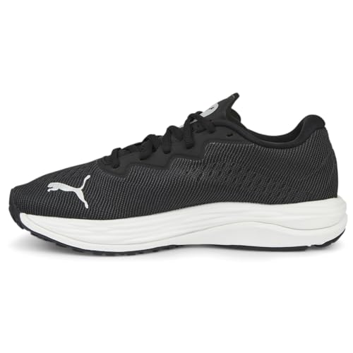 PUMA Velocity Nitro 2 Wide Puma Black/Metallic Silver 8 D - Wide