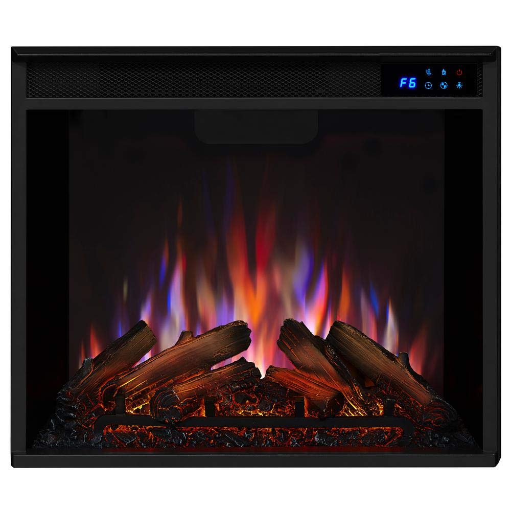 Real Flame Vivid Flame Electric Firebox, Black