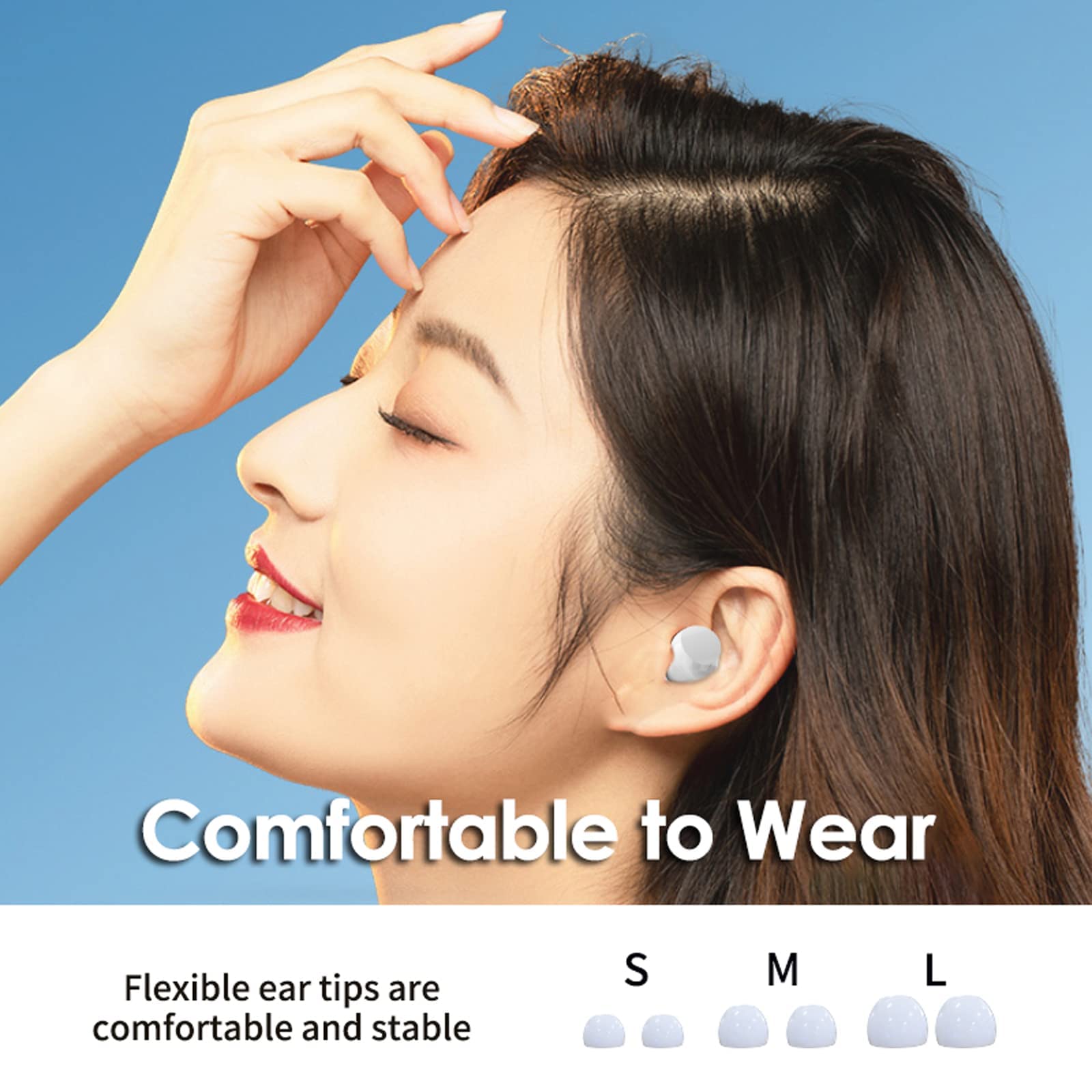 Wireless Earbuds for Kids, Bluetooth 5.0 Mini Small Ear Buds with Cute Cartoon Charging Case TWS Kids Earbuds for School Girls Women Tiny Waterproof Earphones for iPhone Android