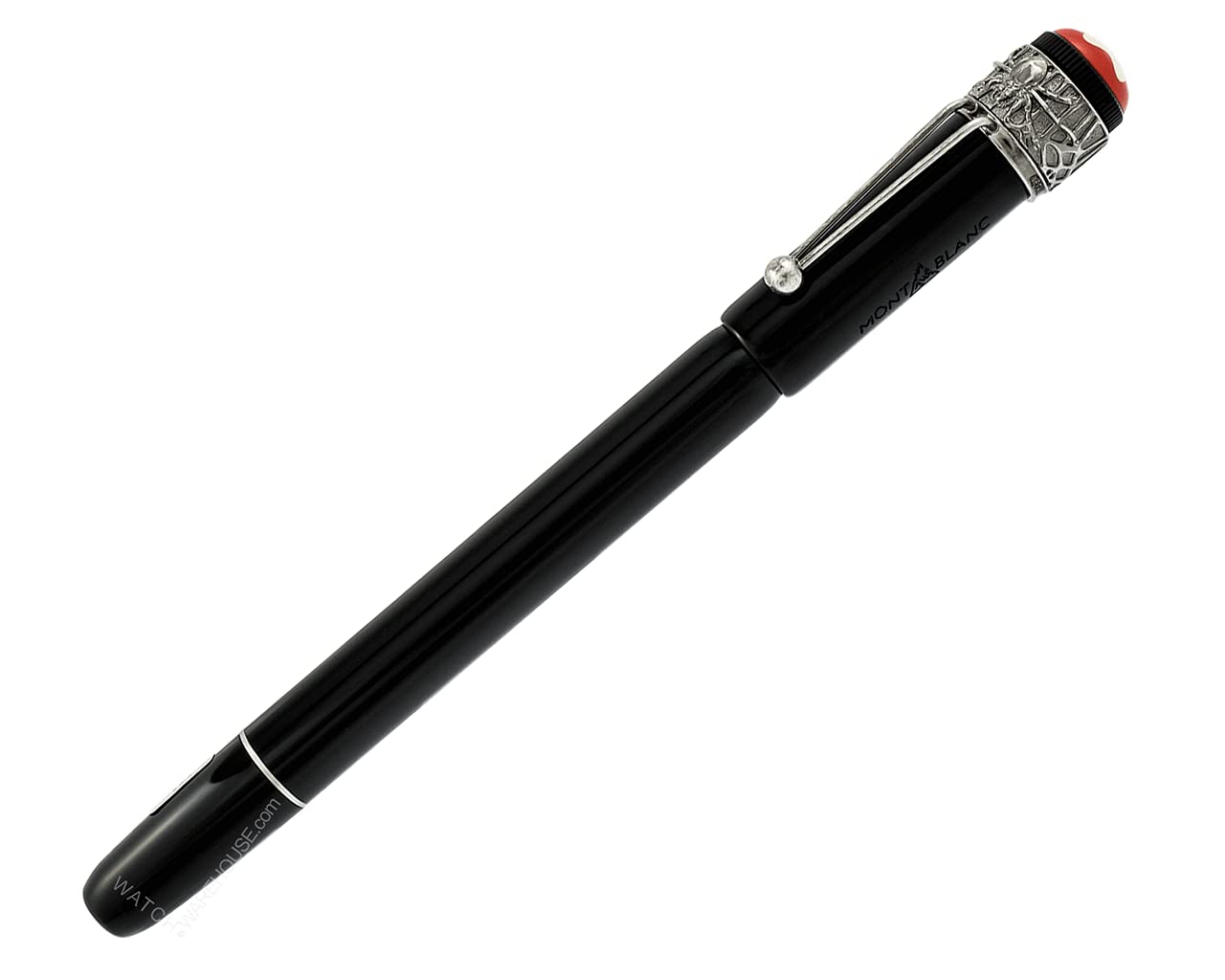 Montblanc Heritage Collection Rouge et Noir Spider Metamorphosis Black Fountain Pen 117846