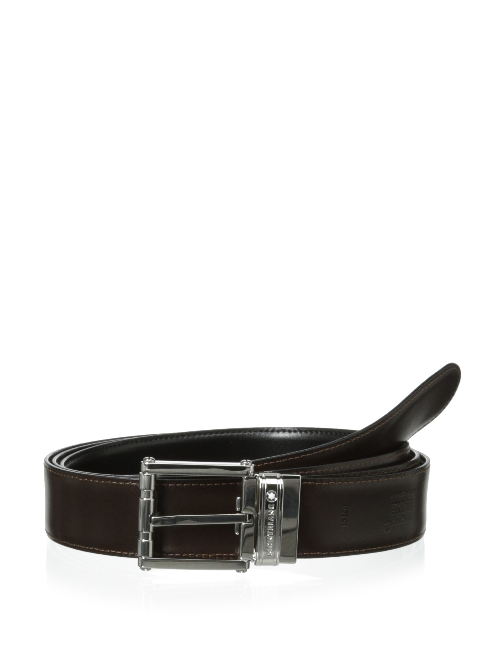 Montblanc Reversible Calfskin Leather Belt 105092