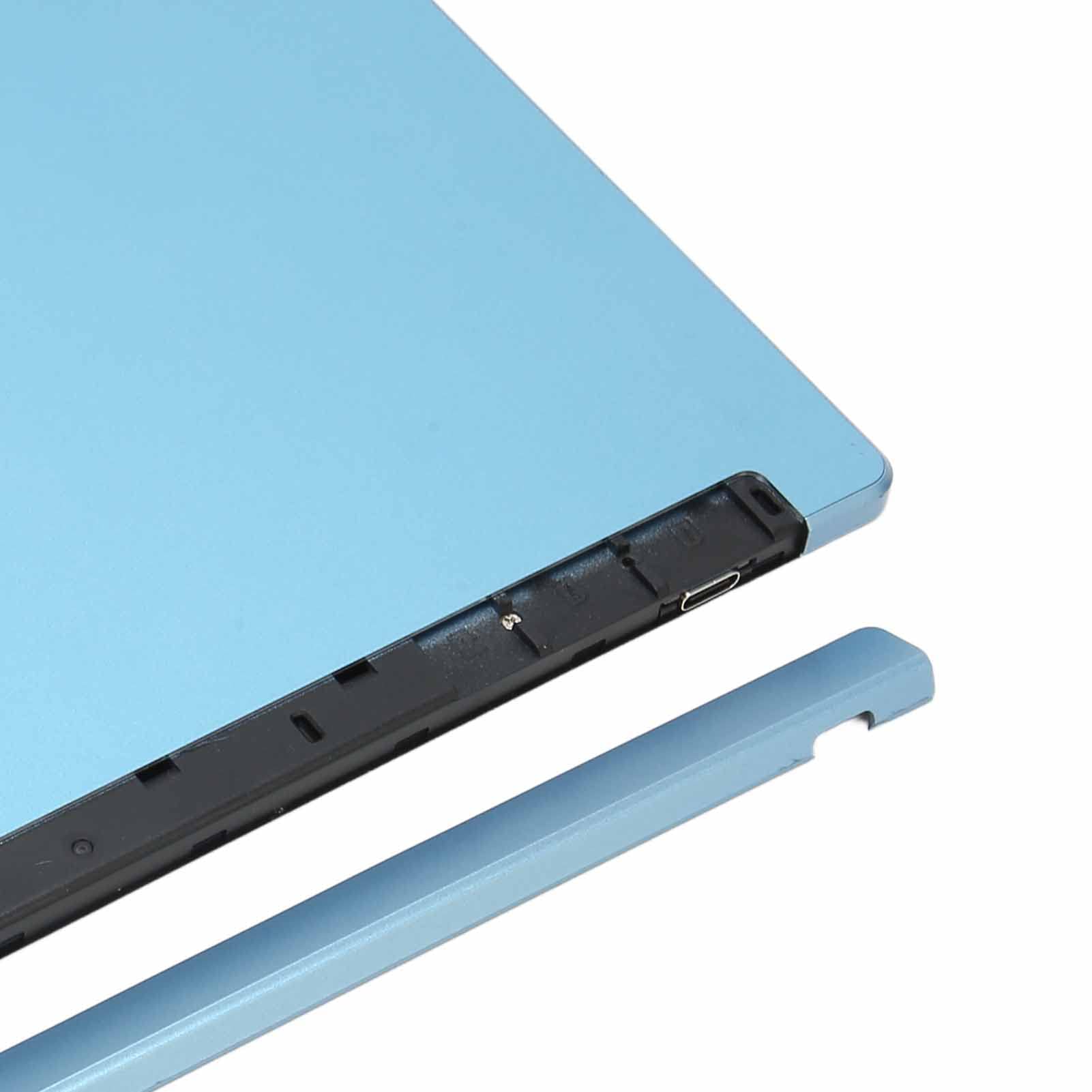 Pssopp HD Tablet, 10.1 Inch Tablet US Plug 100β240V 2.4G 5G WiFi 6GB RAM 128GB ROM 10 (Blue)