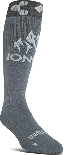 ThirtyTwo Mens Jones Merino ASI Snow Sport Sock - Slate | Large/X-Large