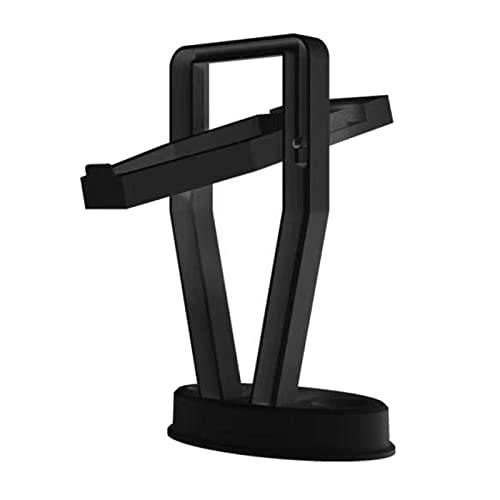 TISHITA VR Headset Display Stand Virtual Reality Protection Stand Space-Saving for Quest 2/PS VR Headset - Black