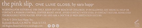 Sara Happ The Pink Slip One Luxe Gloss: Maximize Hydration with Natural Oils, Heal and Soften All Day Sheer, Reflective Shine, 0.21 oz