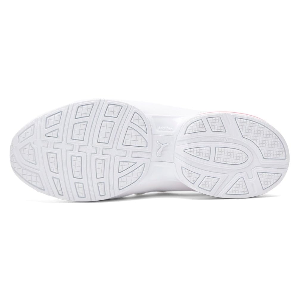 PUMA Womens Riaze Prowl Safari Wide Running Sneakers Shoes - White - Size 9 W