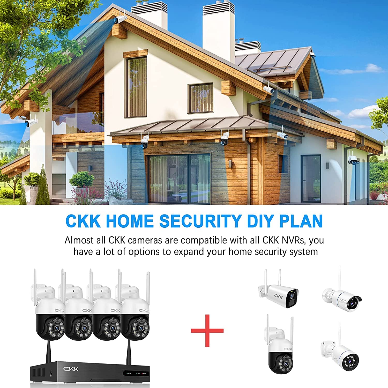 Wireless Security Camera System (3MP)