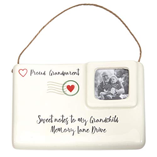Mud Pie Sweet Note Baby Ornament, Grandparent, 16700013, 3 1/4" x 4 3/4"