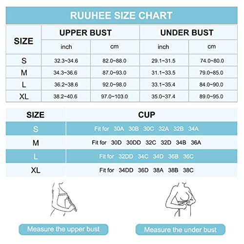 RUUHEE Women T Back Sports Bra Racerback Spaghetti Straps Padded Support Workout Yoga Bras(Small,T Back-White)
