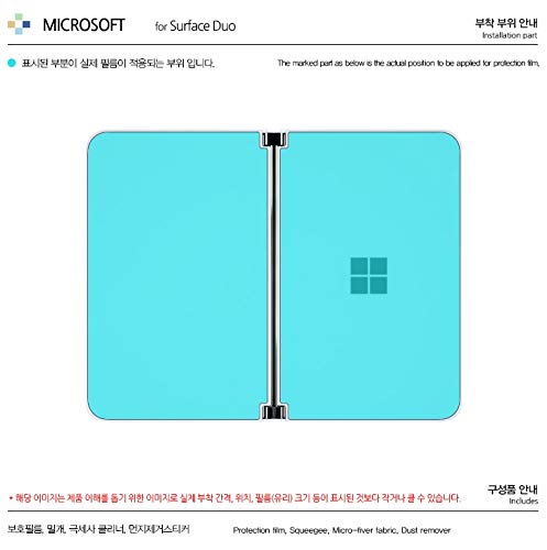 Muellery Healingshield Screen Protector Anti-Fingerprint Anti-Glare Matte Film Compatible with Microsoft Surface Duo [Back 1pc]
