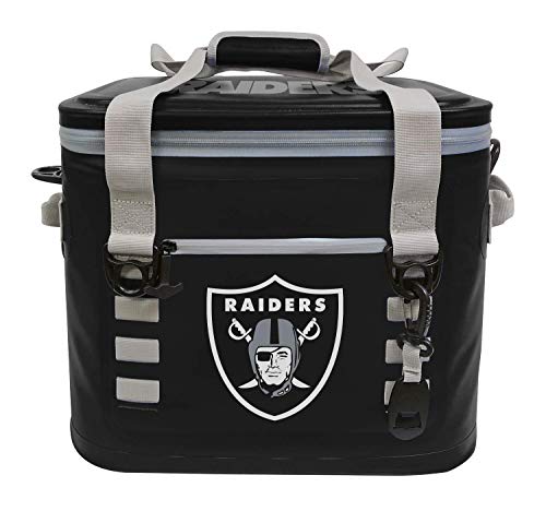 Rawlings NFL 30-Can Extreme Insulated Welded Cooler, Las Vegas Raiders, Black, Silver