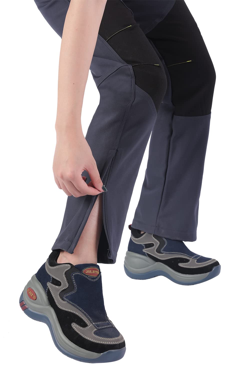 Singbring Women's Winter Outdoor Fleece Warm Waterproof Windproof Ski Snow Hiking Cargo Pants Medium Navy(W01F31/Navy/M)