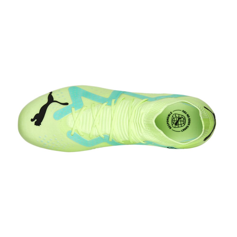 PUMA Womens Future Match Firm Ground/Ag Soccer Cleats Cleated, Firm Ground, Turf - Yellow - Size 8 M
