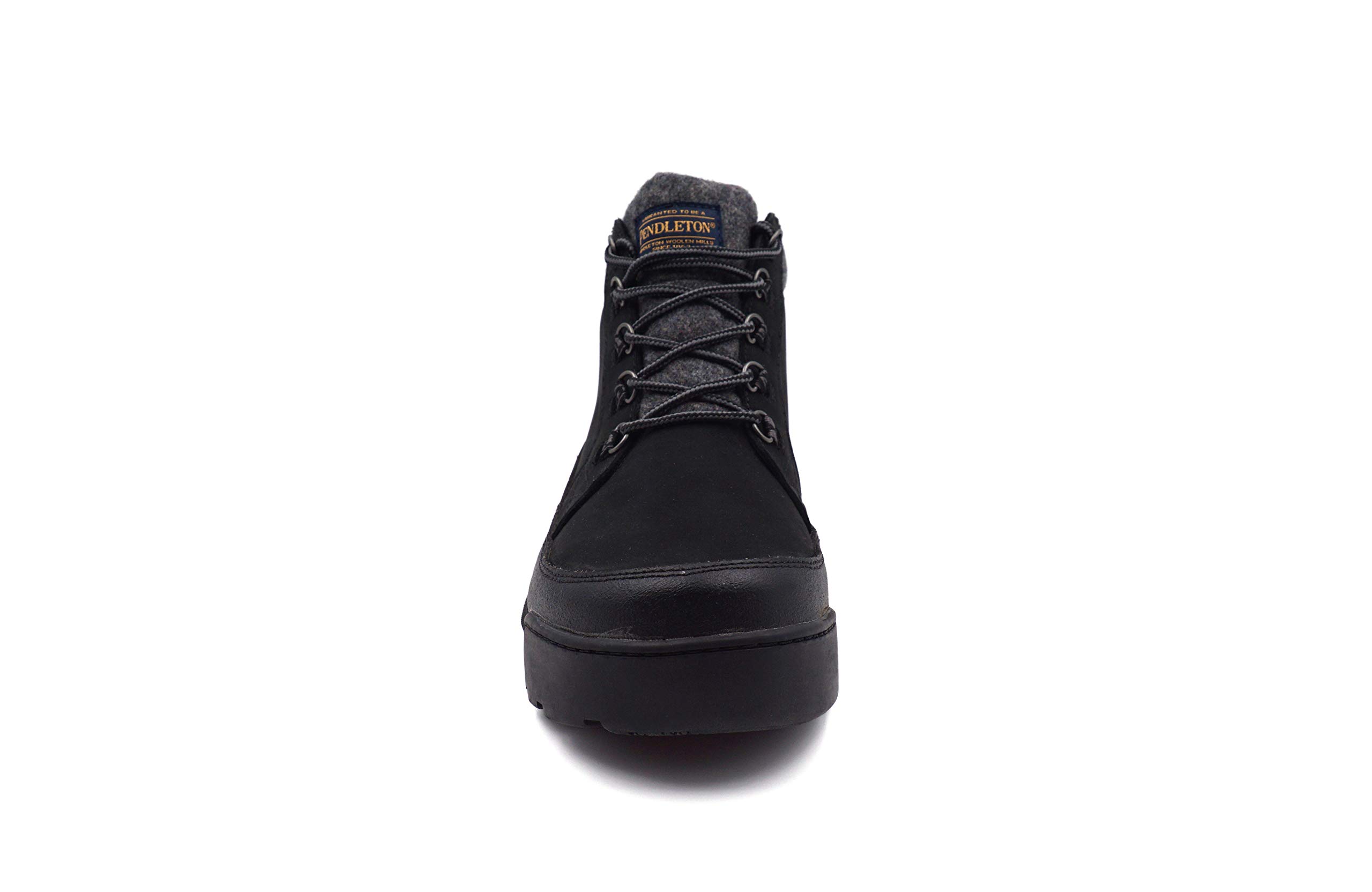Pendleton Men's Kinsman Trail Waterproof Leather Wool Waterproof Hiking Boot Black, 13