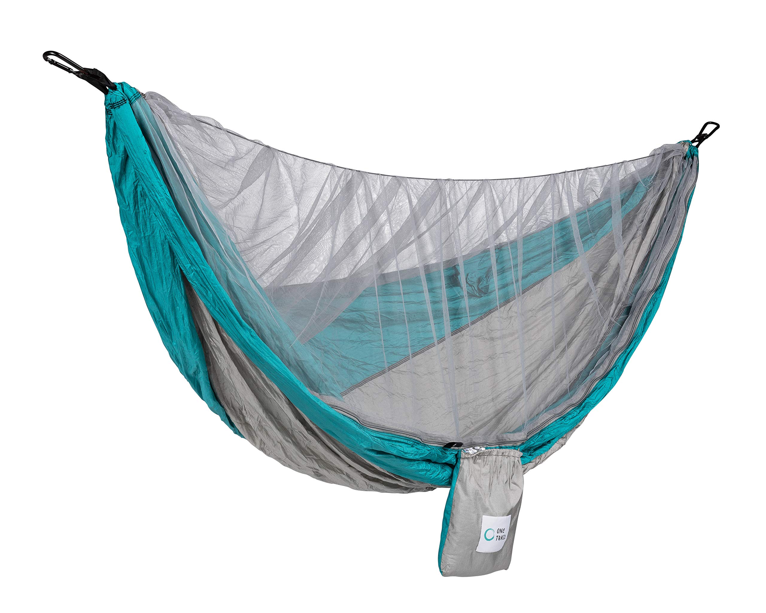 OneTrail Gear Packable Hammock & Tree Straps | Hammock to Relax Or Sleep in | Lightweight & Durable | Mosquito Net