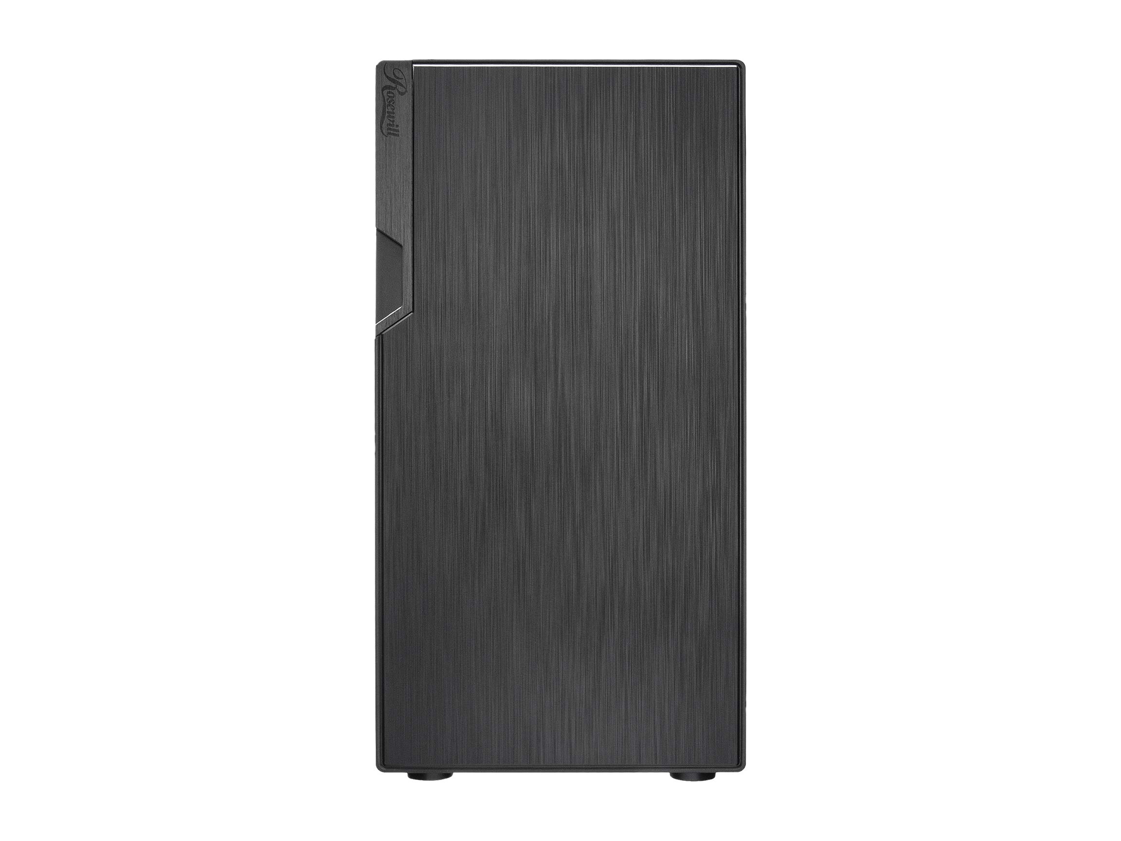 Rosewill FBM-X2-400 Micro ATX Mini Tower Computer Case with 400W PSU Included, Sleek and Simple Quiet Style Gaming Desktop PC, 240mm AIO Support, Top I/O USB 3.0
