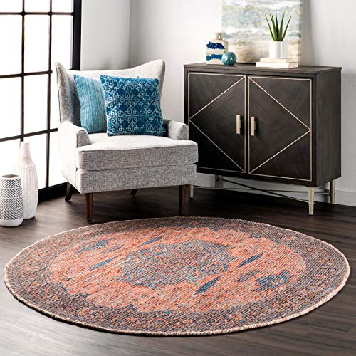 nuLOOM Annette Flatweave Jute Runner Rug , 2' 6" x 8', Multi, Rectangular
