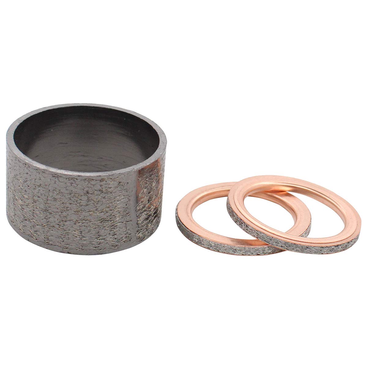 MOTOKU Exhaust Gasket Exhaust Pipe Muffler Silencer for Yamaha Rhino 660 Grizzly 600 Grizzly 660 1998-2008