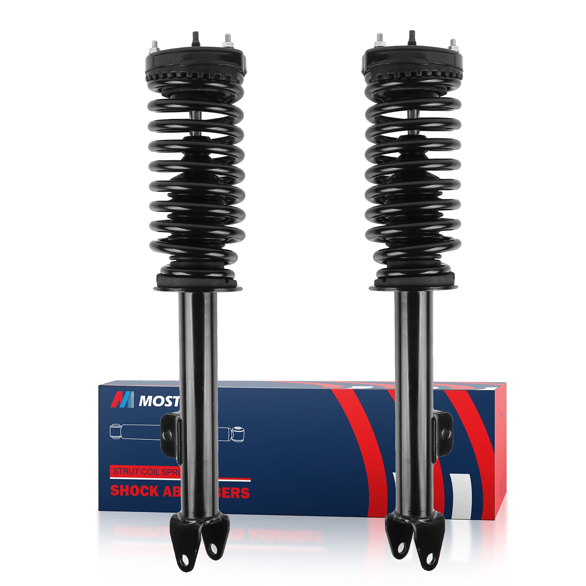 MOSTPLUS 172248 Front Strut Spring Assemblies Compatible for 2005-2010 Chrysler 300 2006-2010 Dodge Charger 2006-2010 Magnum V6 (Set of 2)