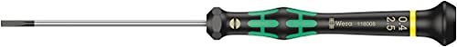 Wera 2035/6 Kraftform MicroSlotted/Phillips Electronics Screwdriver Set and Rack, 6-Piece, 05118152001